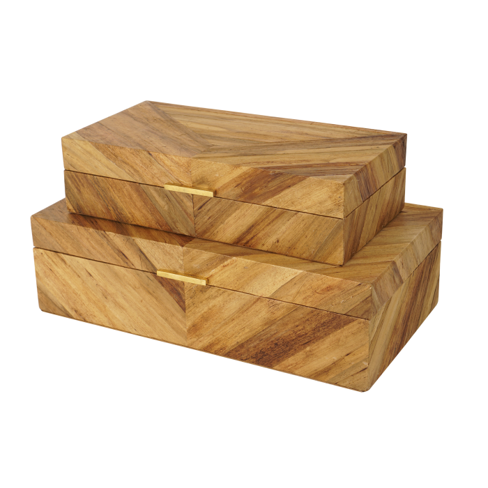 Woven Decorative Boxes White Boho - Aneka Tusma